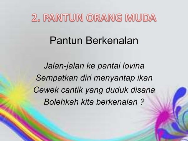 PANTUN pengertian, ciri-ciri dan jenis-jenis Pantun beserta contohnya ...