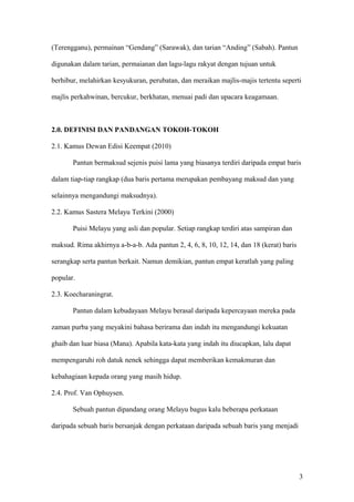 Pantun empat kerat | DOC