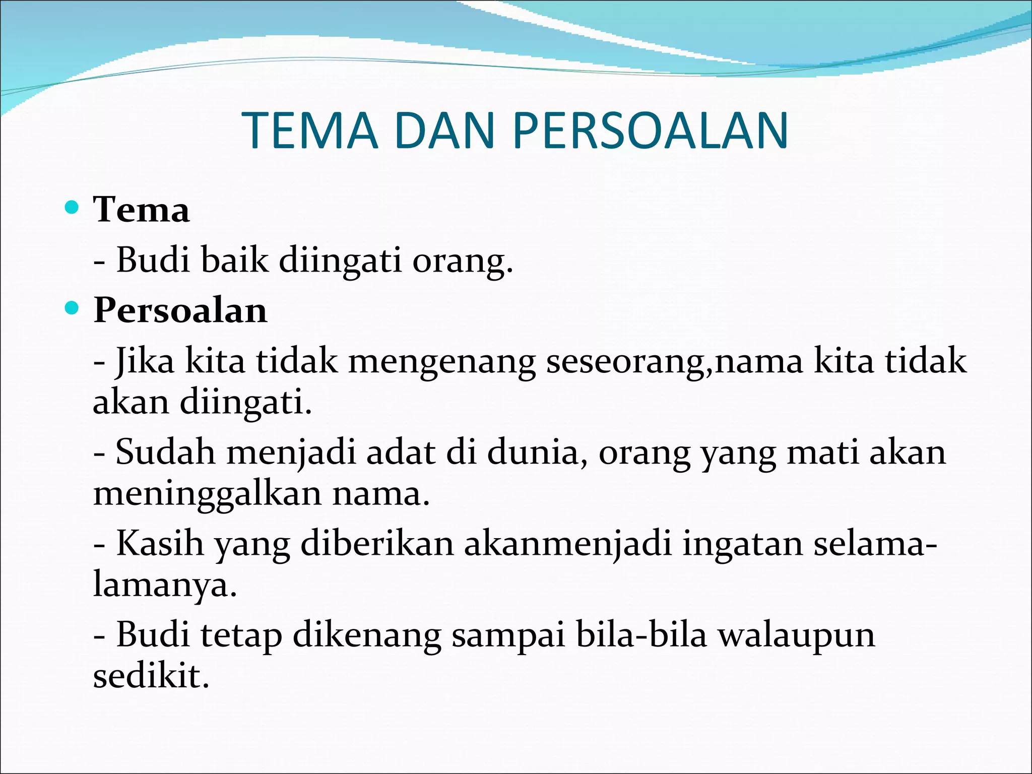 Pantun empat kerat (budi) | PPT