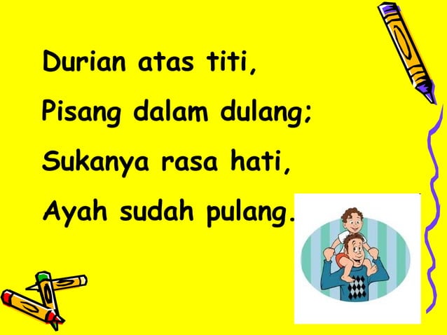 Pantun kanak kanak | PPT