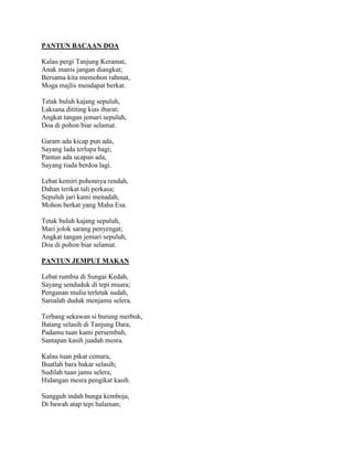 Pantun majlis 2 | DOCX