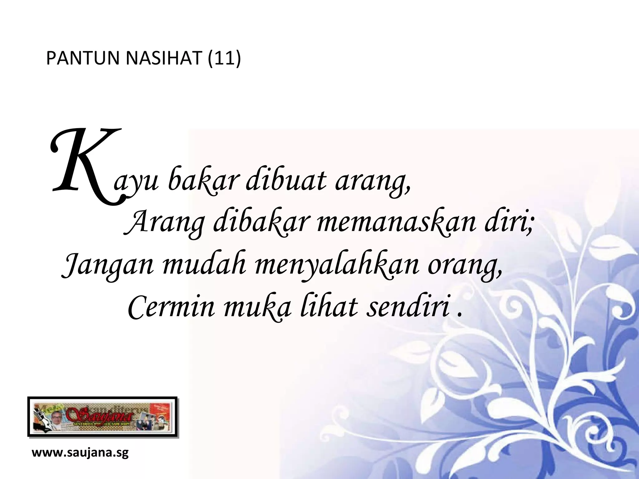 Pantun Nasihat | PPT