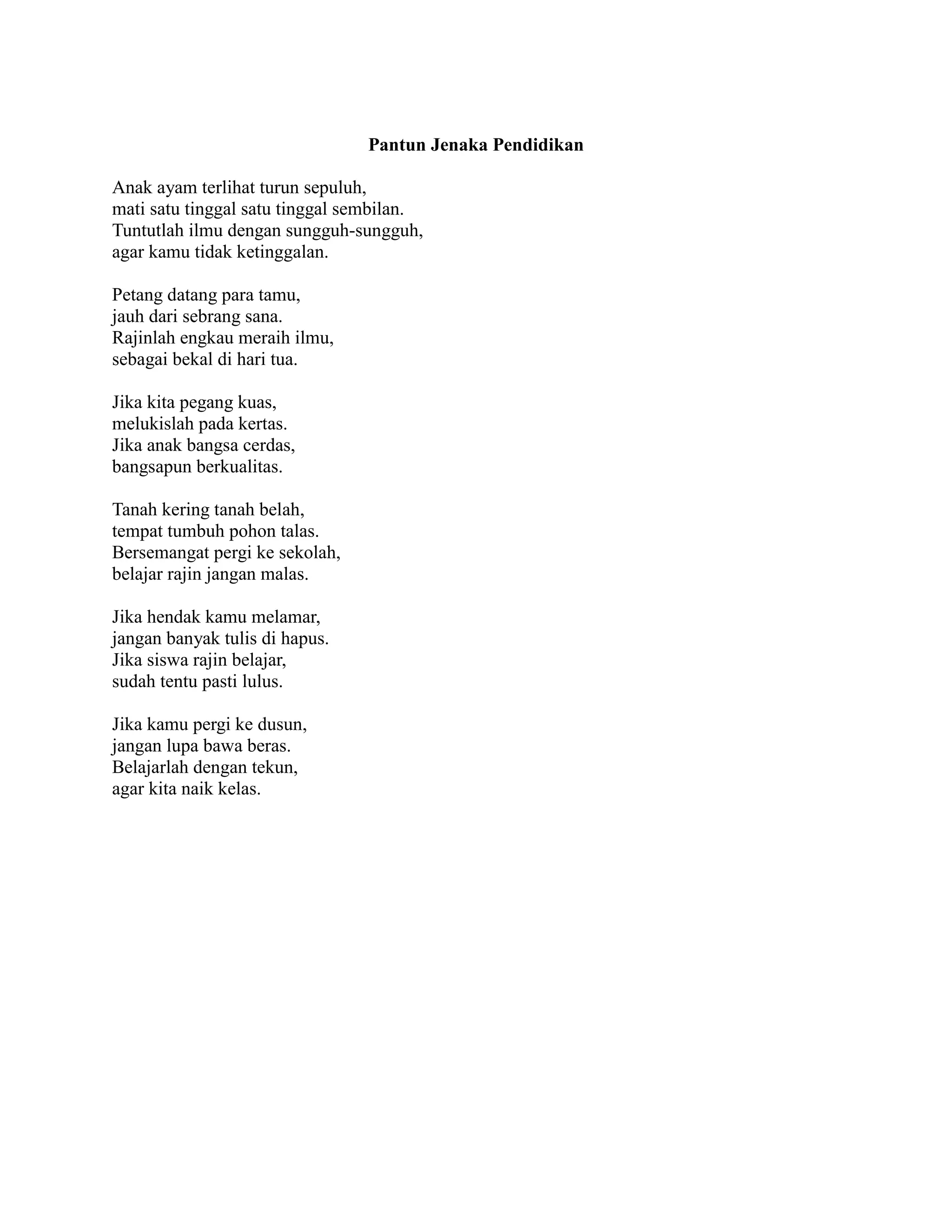 Pantun Pendidikan Nasehat.docx