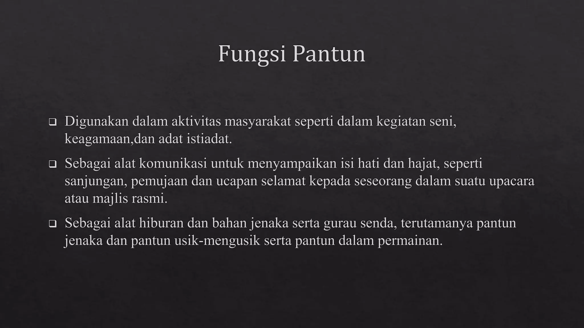 Pantun | PPTX
