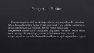 Pantun | PPTX