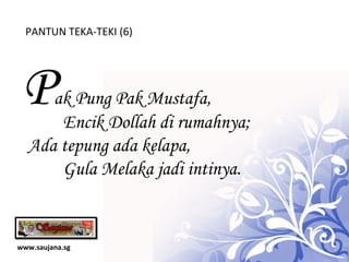 Pantun Teka Teki | PPS
