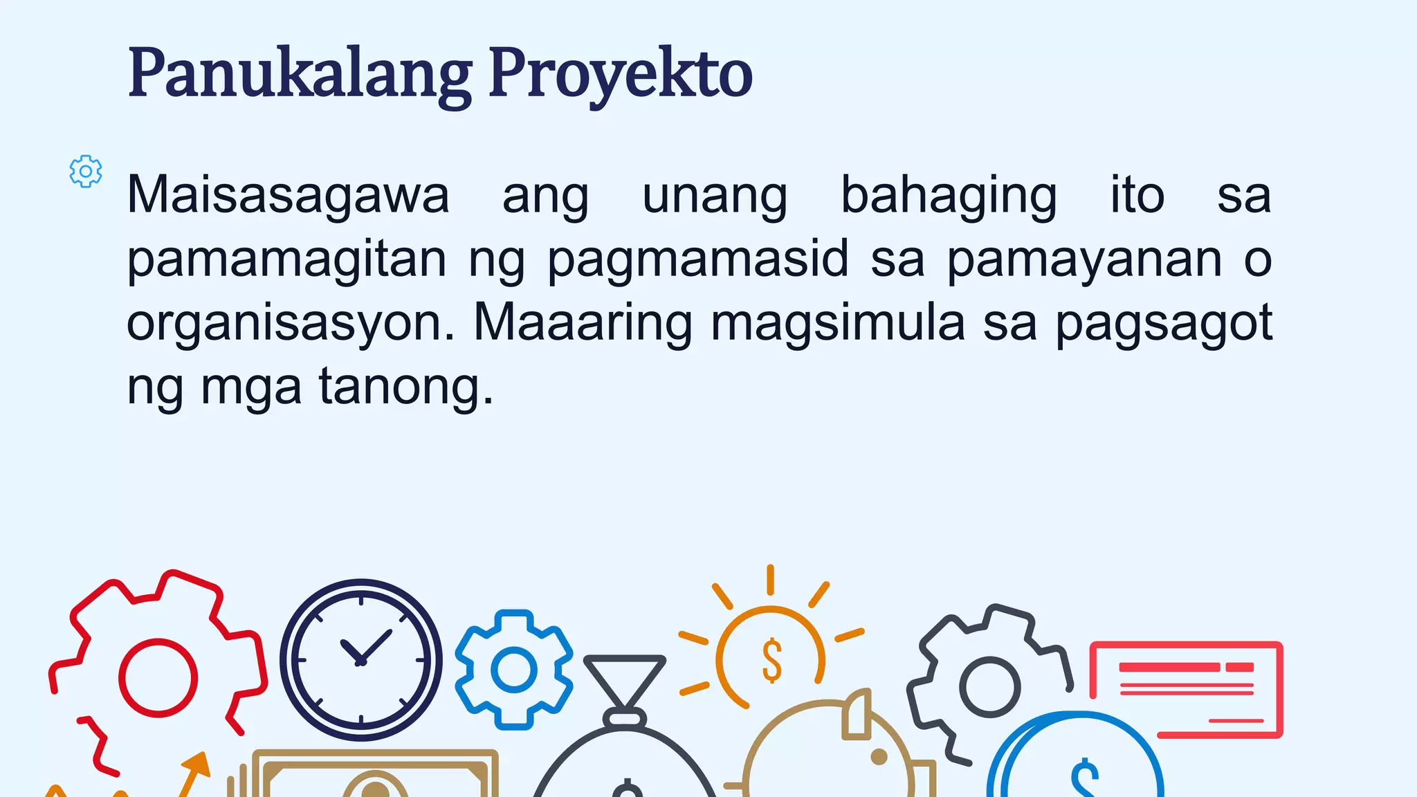 Panukalang proyekto | PPTX