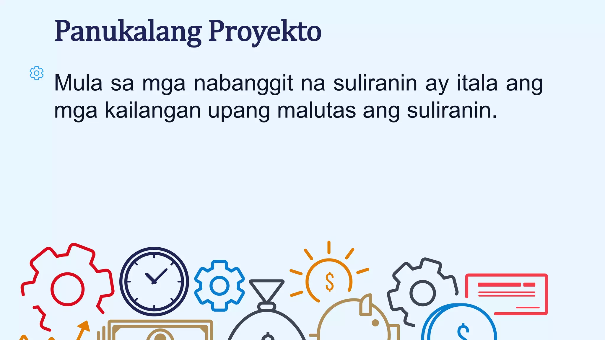 Panukalang proyekto | PPTX