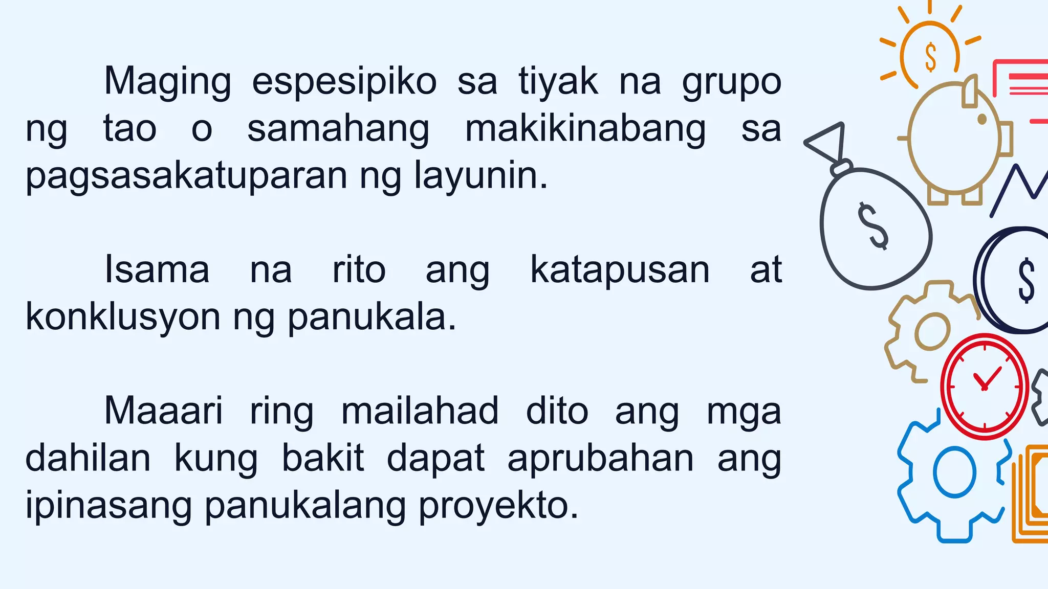 Panukalang proyekto | PPTX