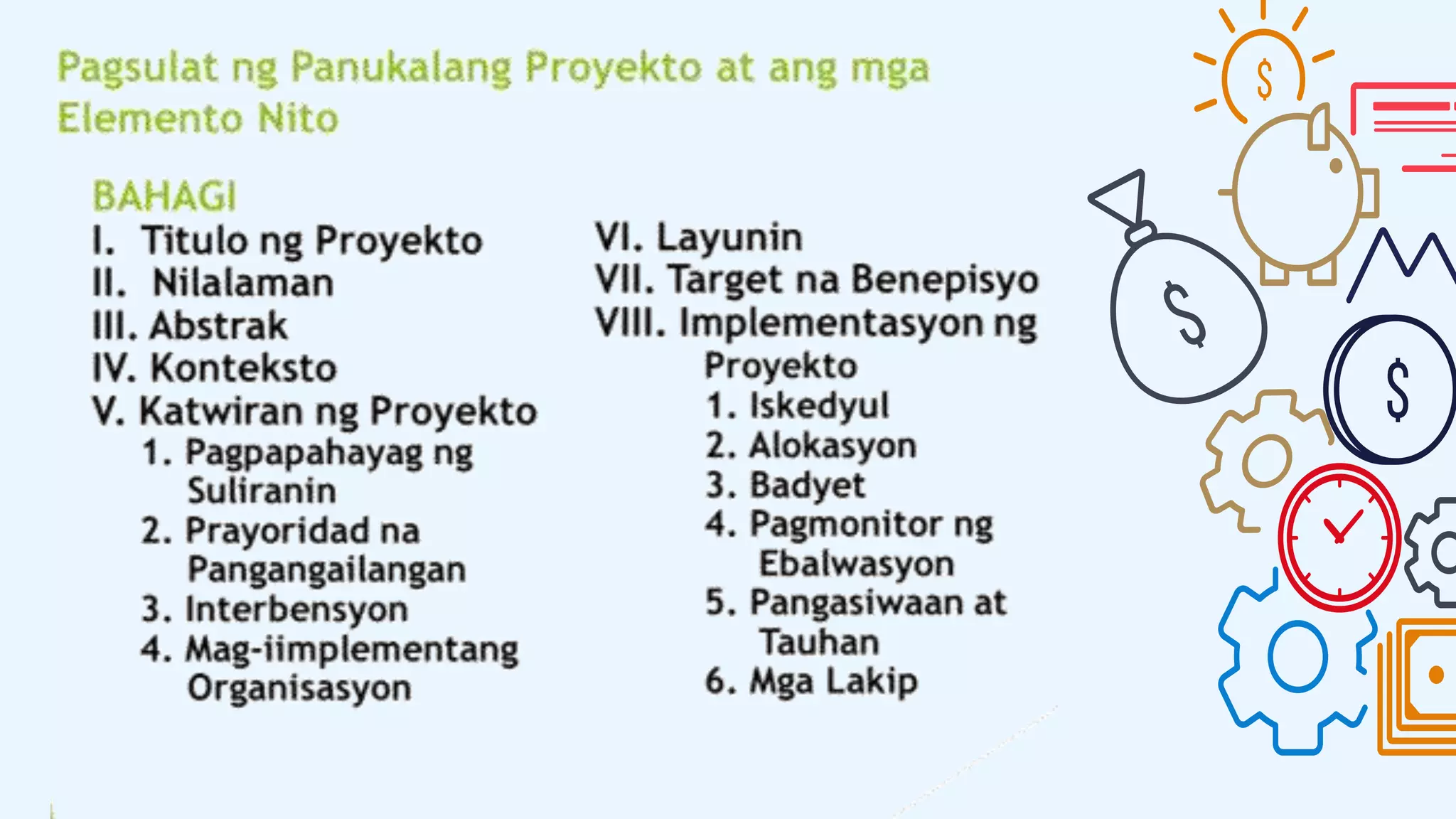 Panukalang proyekto | PPTX