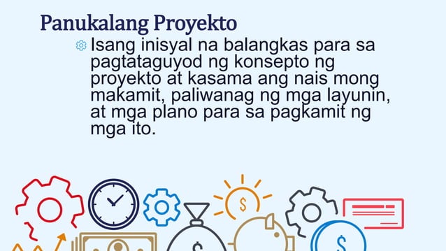 Panukalang proyekto | PPTX