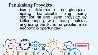 Panukalang proyekto | PPTX