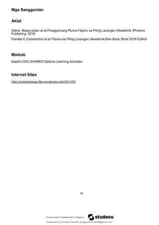 PANUKALANG PROYEKTO - MODULE.pdf