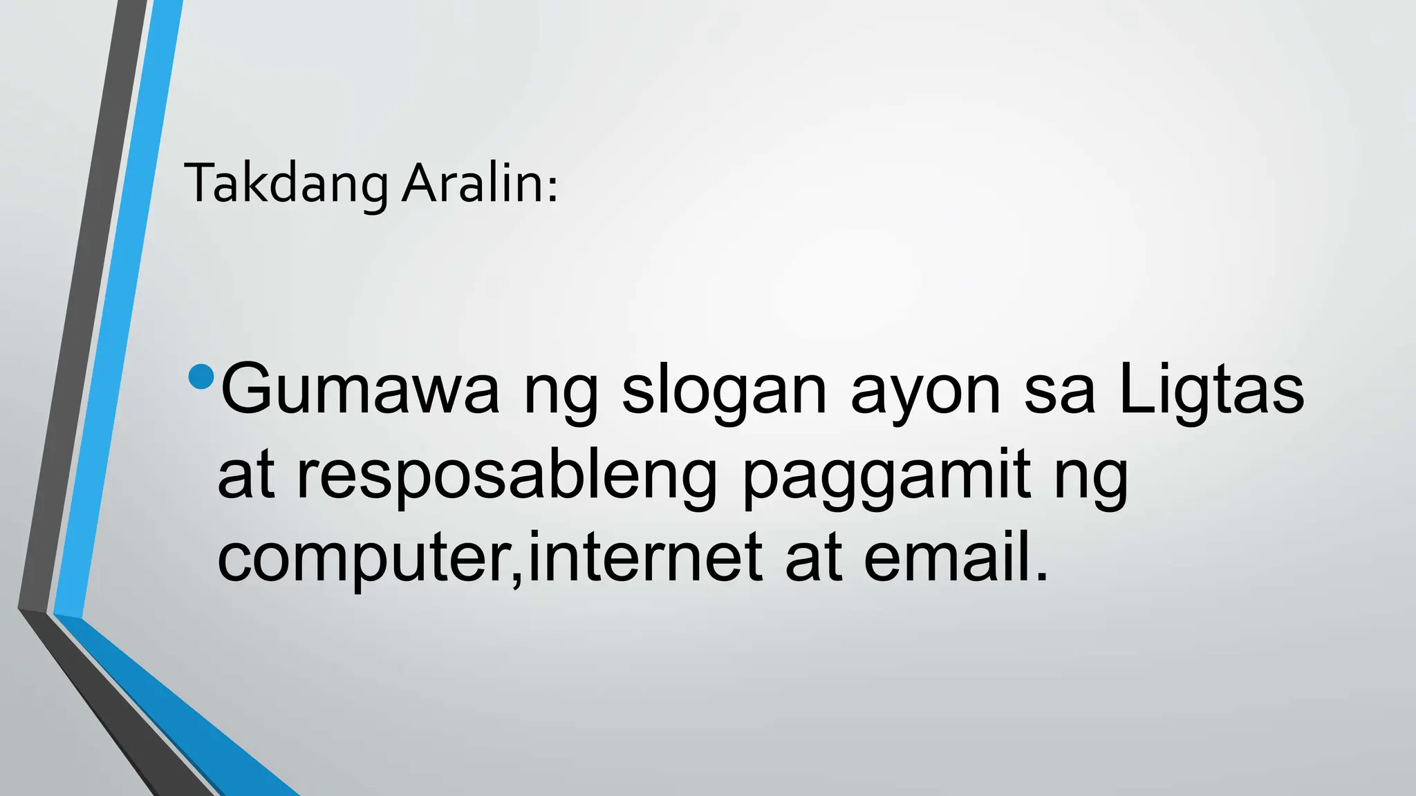 Panuntunan sa Ligtas at Responsableng paggamit ng Computer.pptx