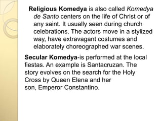 Panunuluyan at komedya | PPTX