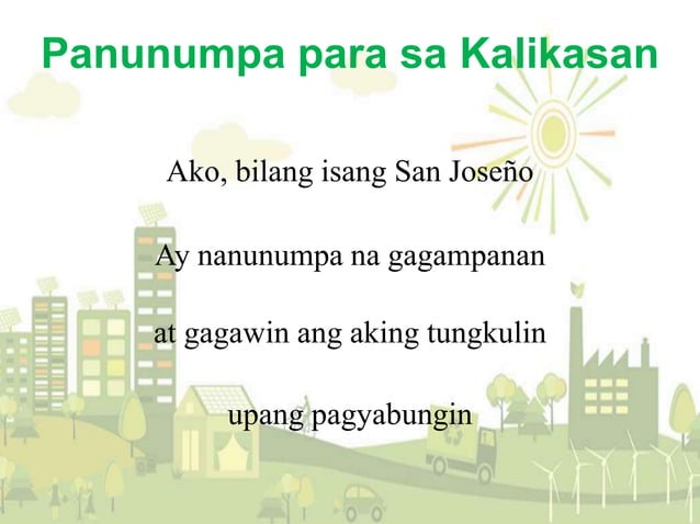 Pledge for the Environment (Panunumpa Para sa Kalikasan).pptx