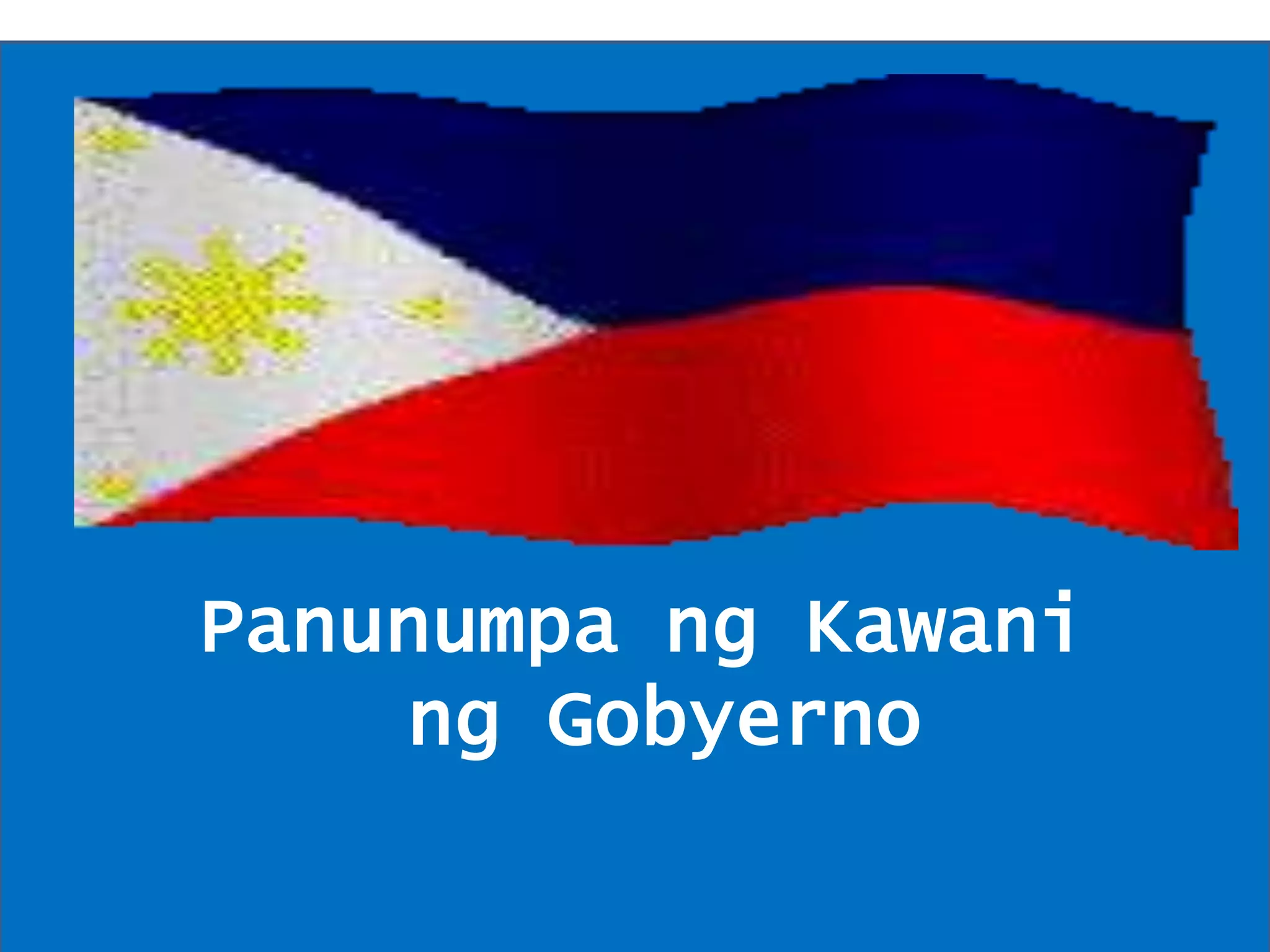 Panunumpa sa Gobyerno | PPSX