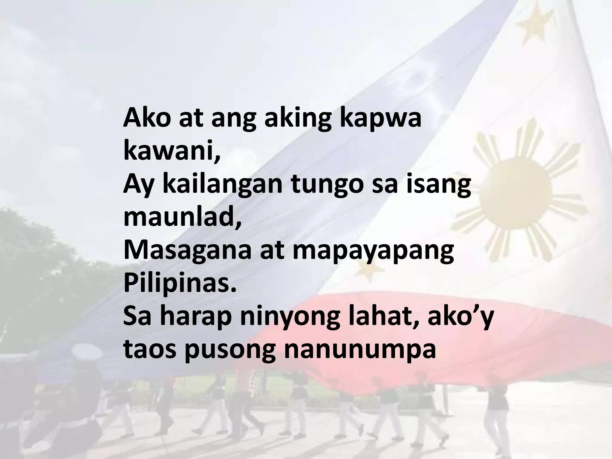 3 Panunumpa ng Pilipinas | PPTX