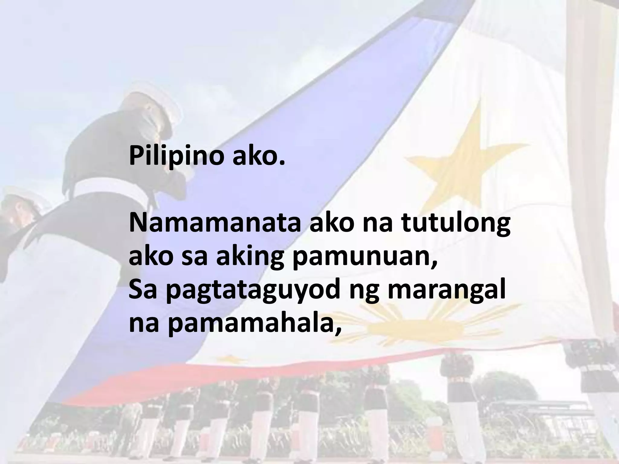 3 Panunumpa ng Pilipinas | PPTX