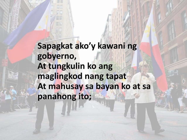 3 Panunumpa ng Pilipinas | PPTX