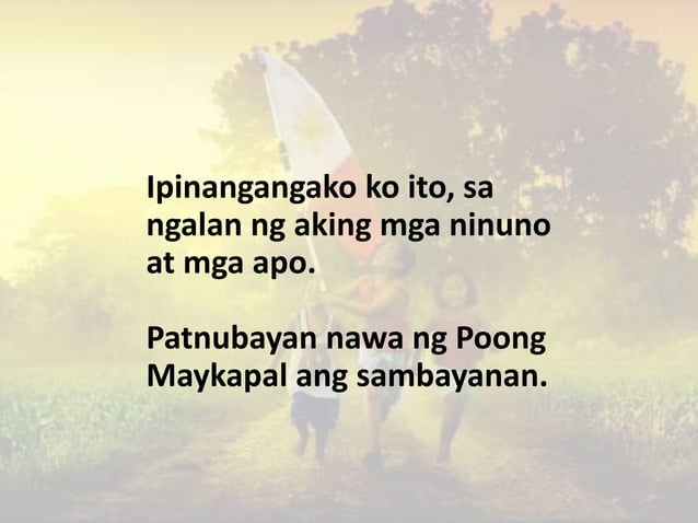 3 Panunumpa ng Pilipinas | PPTX