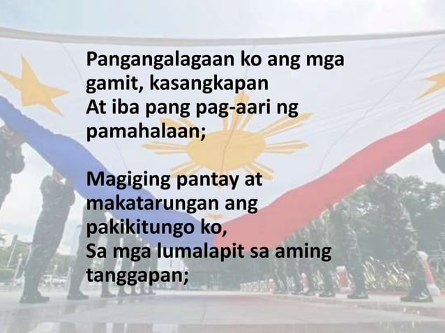 3 Panunumpa ng Pilipinas | PPT