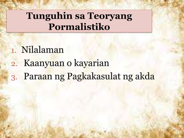 Mga Teoryang Pampanitikan | PPTX