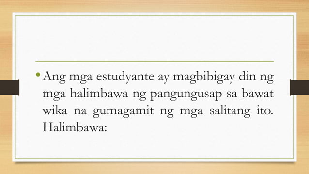 Panuto.pptx presenttion discussing about the topic | PPT