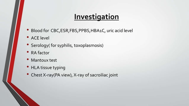 Pan-uveitis both eye (case presentation) | PPTX