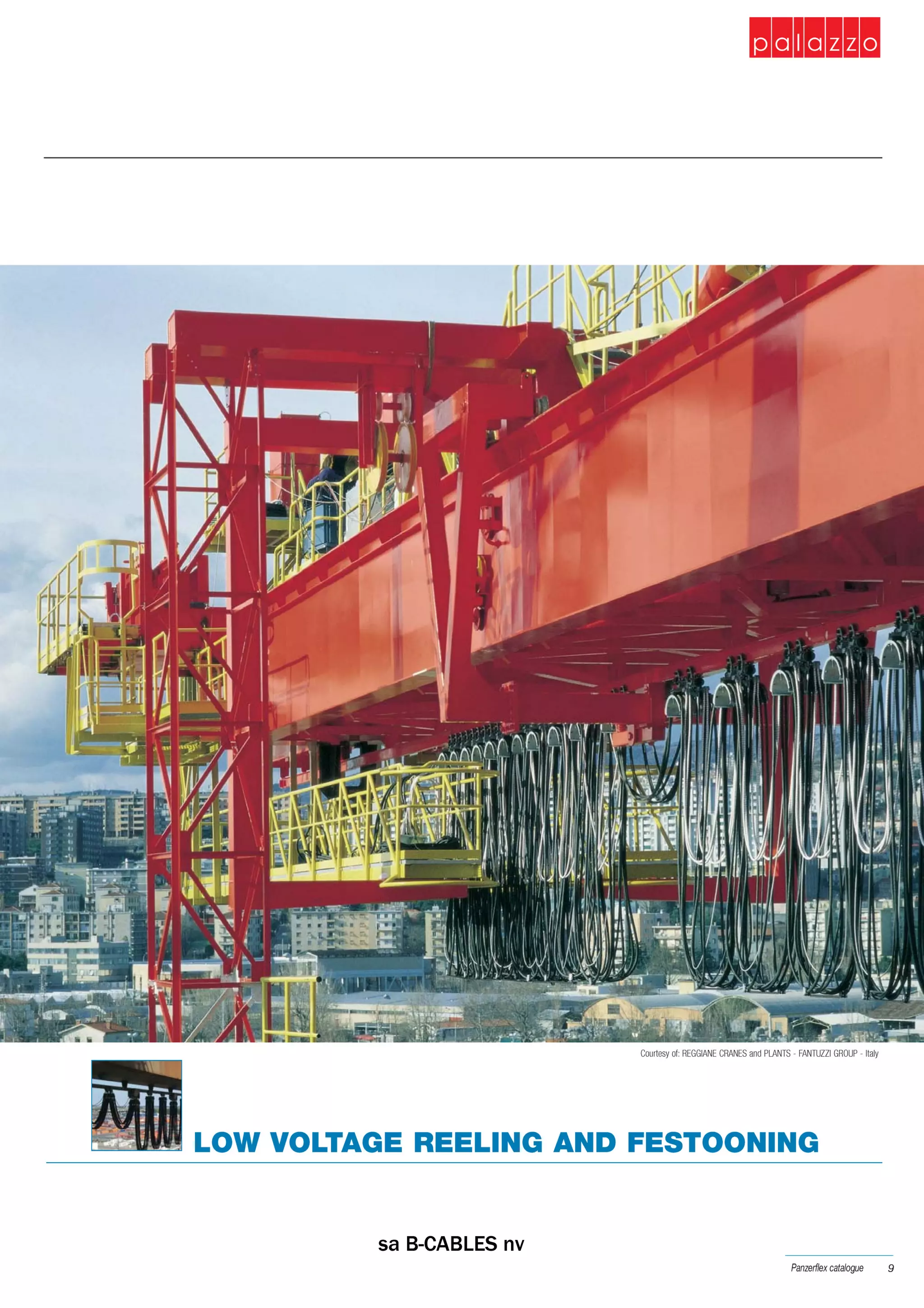 Panzerflex Festooning & Reeling Crane Cables - Low Voltage Power Signal ...