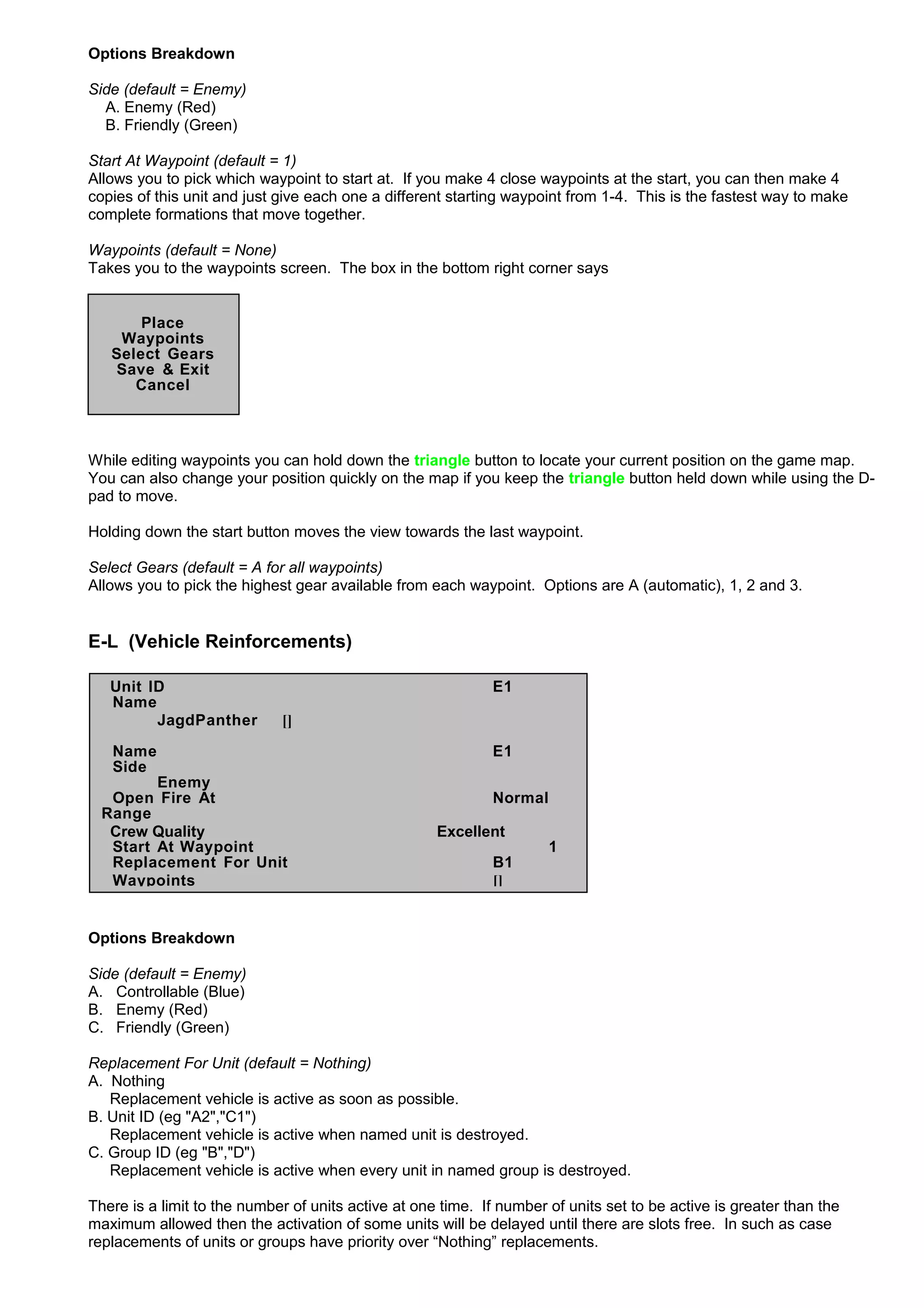 Panzerfrontbis enter Manual | DOC