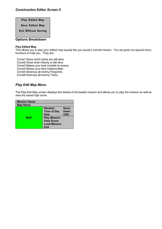 Panzerfrontbis enter Manual | PDF