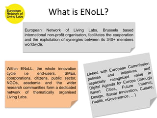 ENoLL presented at the Euromed Invest Academy in Thessaloniki | PPTX