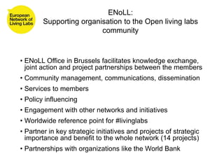 ENoLL presented at the Euromed Invest Academy in Thessaloniki | PPT