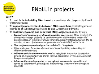 ENoLL presented at the Euromed Invest Academy in Thessaloniki | PPTX