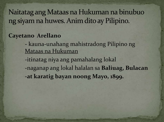 mga pangyayari bago naganap ang pananakop ng mga amirikano | PPT