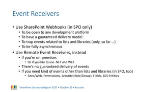 Upgrading from Full Trust Code to Add-In Model and SharePoint Framework | PPT