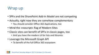 Upgrading from Full Trust Code to Add-In Model and SharePoint Framework | PPT