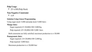 Process Analysis and optimization Presentation PPt 2k21 ChE 139 | PPT
