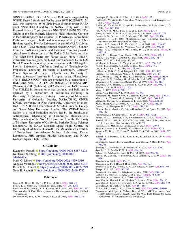 First Direct Imaging of a Kelvin–Helmholtz Instability by PSP/WISPR | PDF