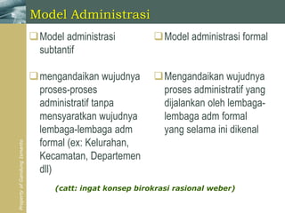 Perbandingan Sistem Administrasi Negara | PPTX