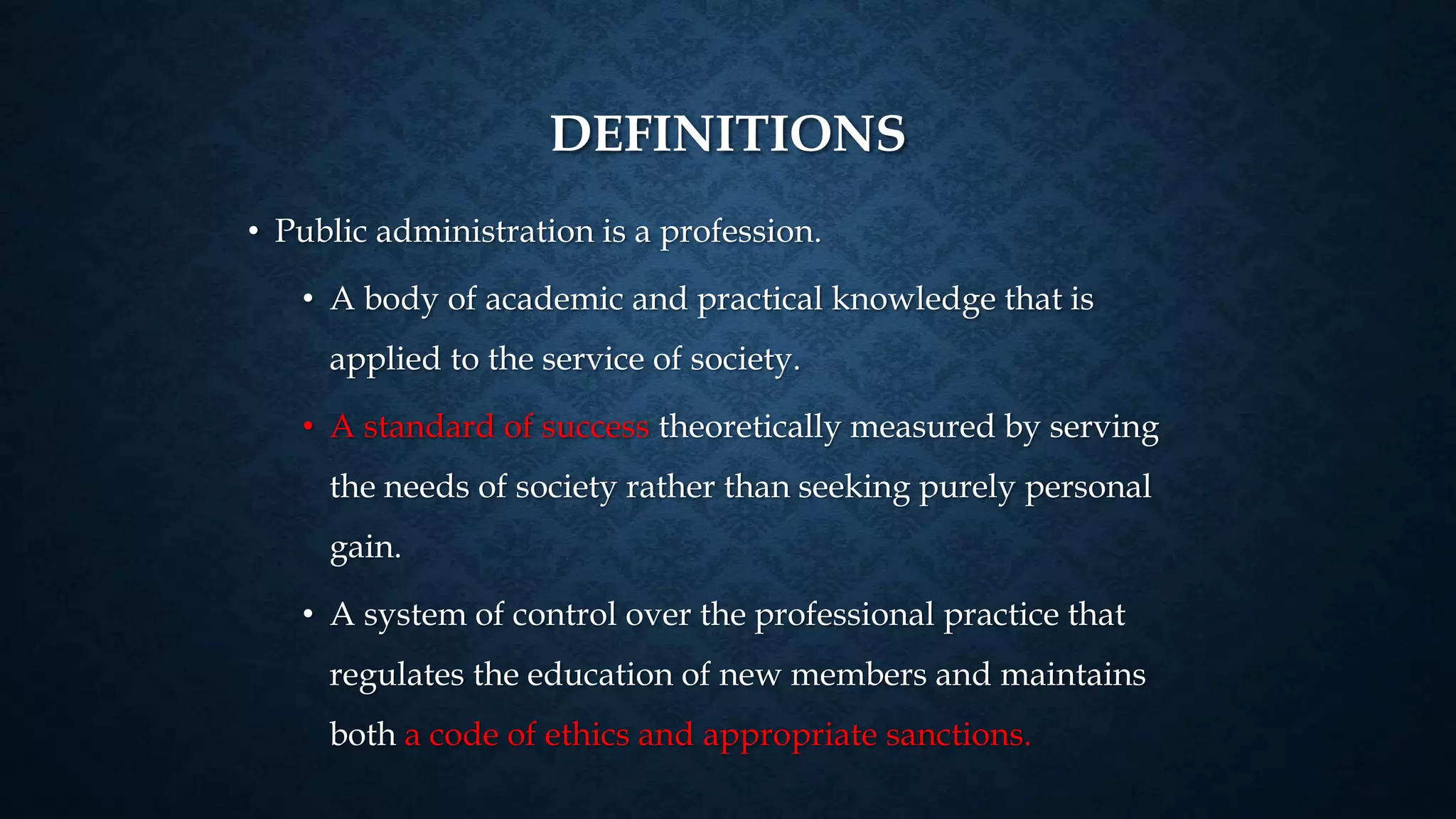 Public Administration in Pakistan | PPTX