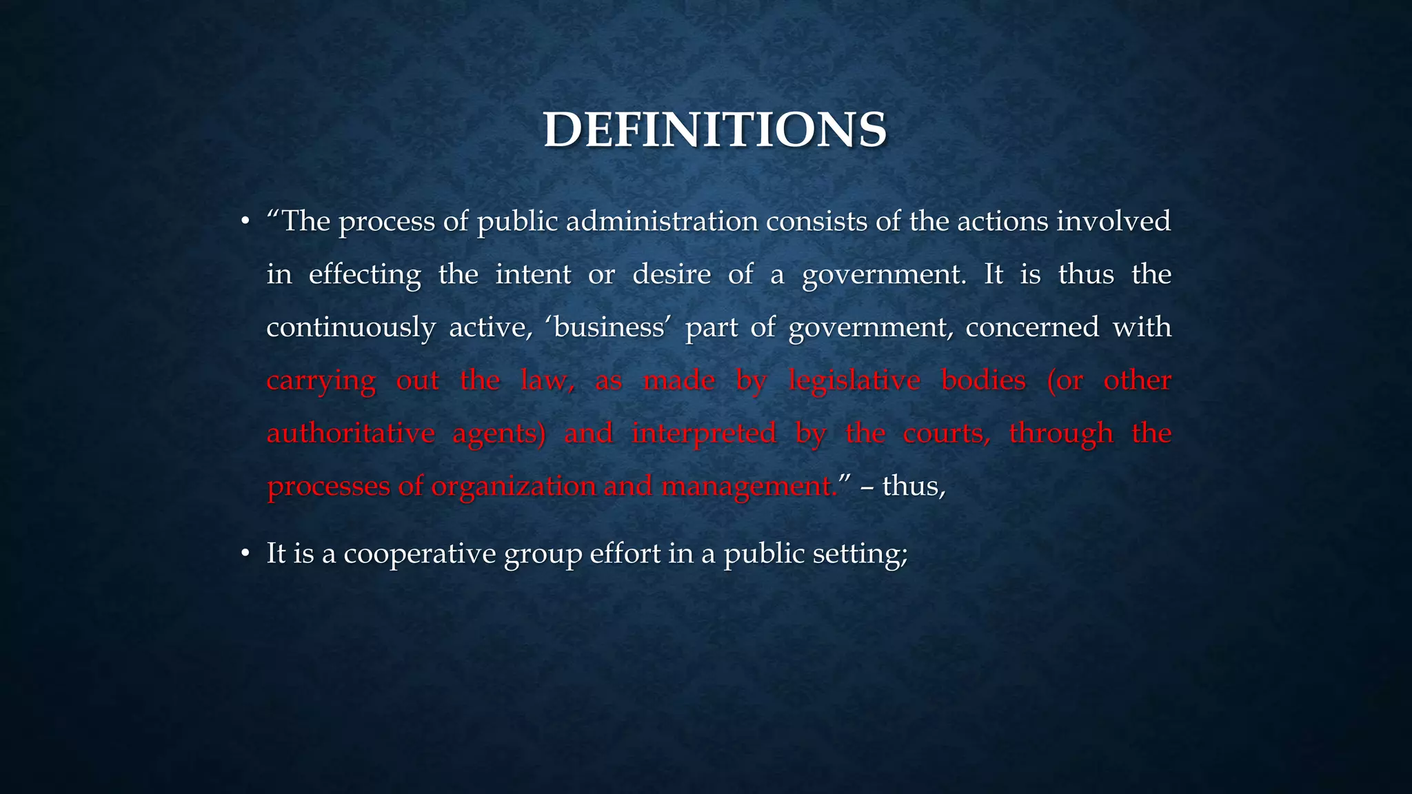 Public Administration in Pakistan | PPTX