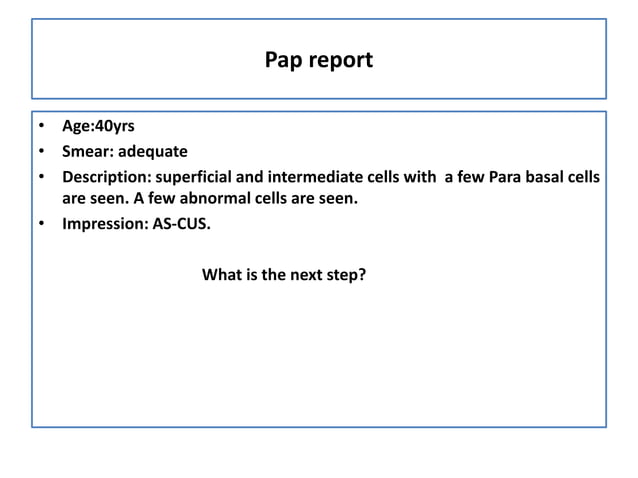 pap-smear-interpretation.pptx | Cancer | Diseases and Conditions