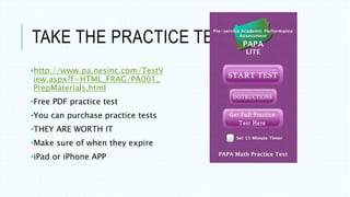 Papa and pect prep | PPTX | Standardized Testing | Educational Assessment