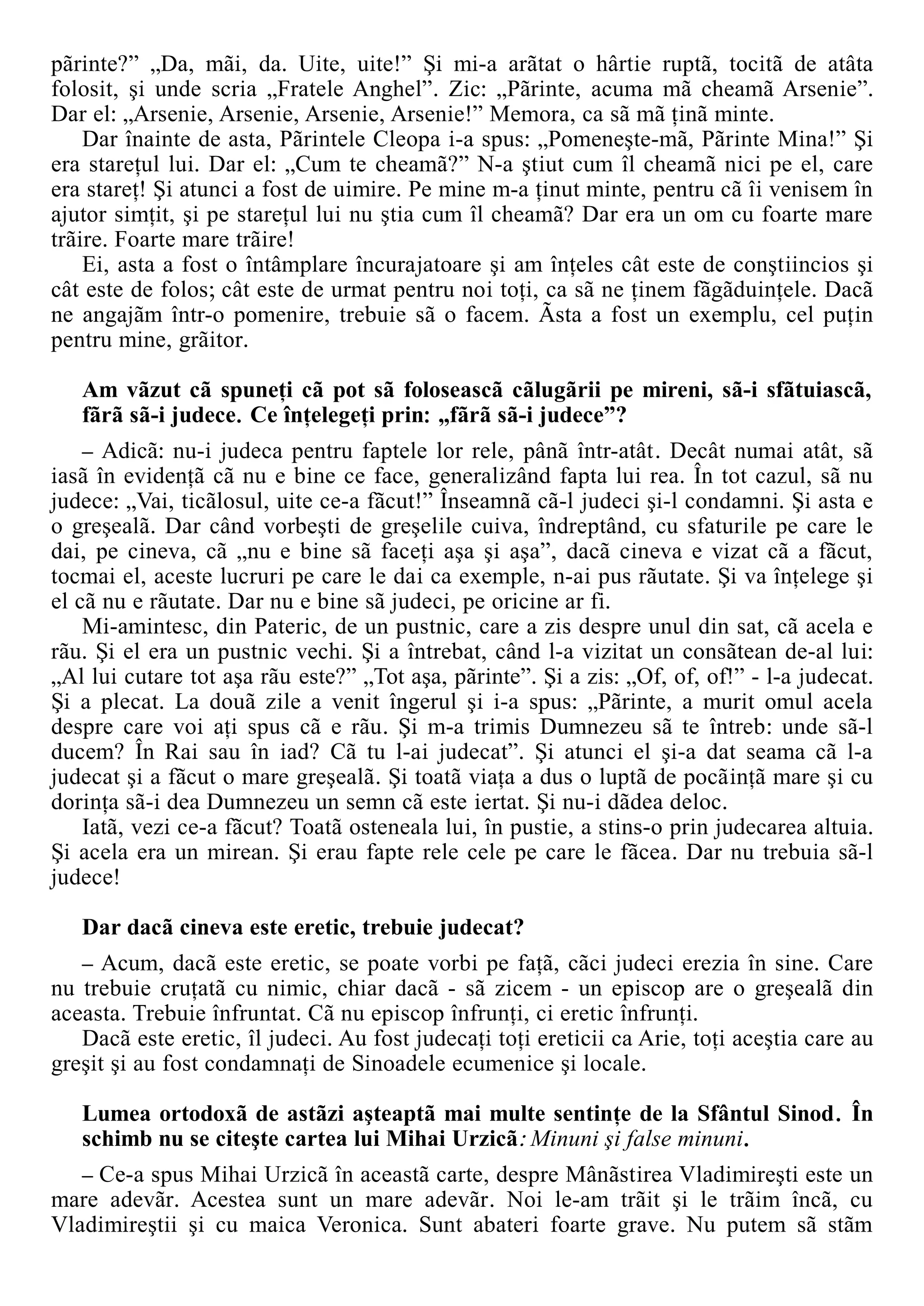 Papacioc arsenie despre calugarie 1 | DOC