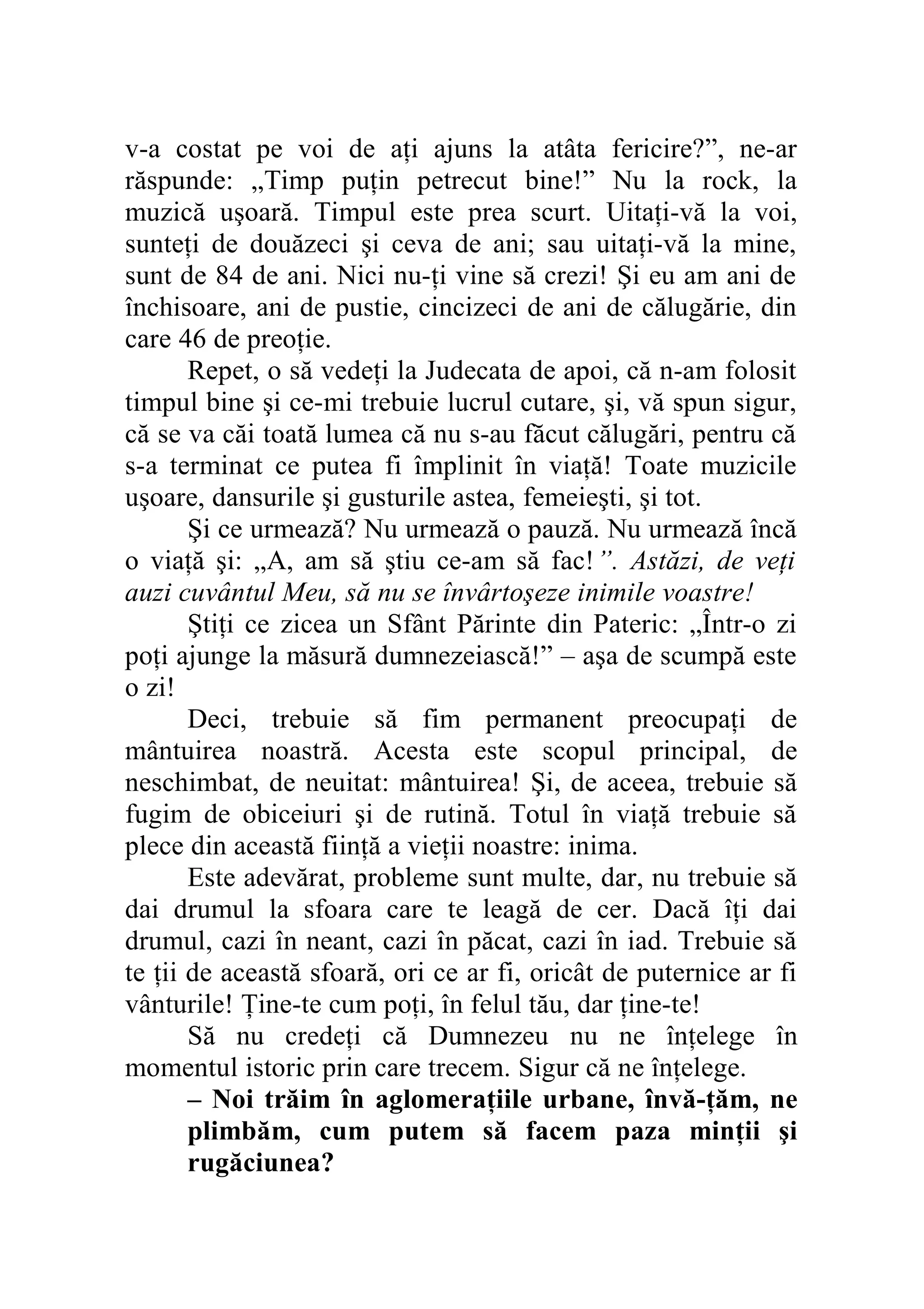 Papacioc arsenie despre rugaciune | PDF