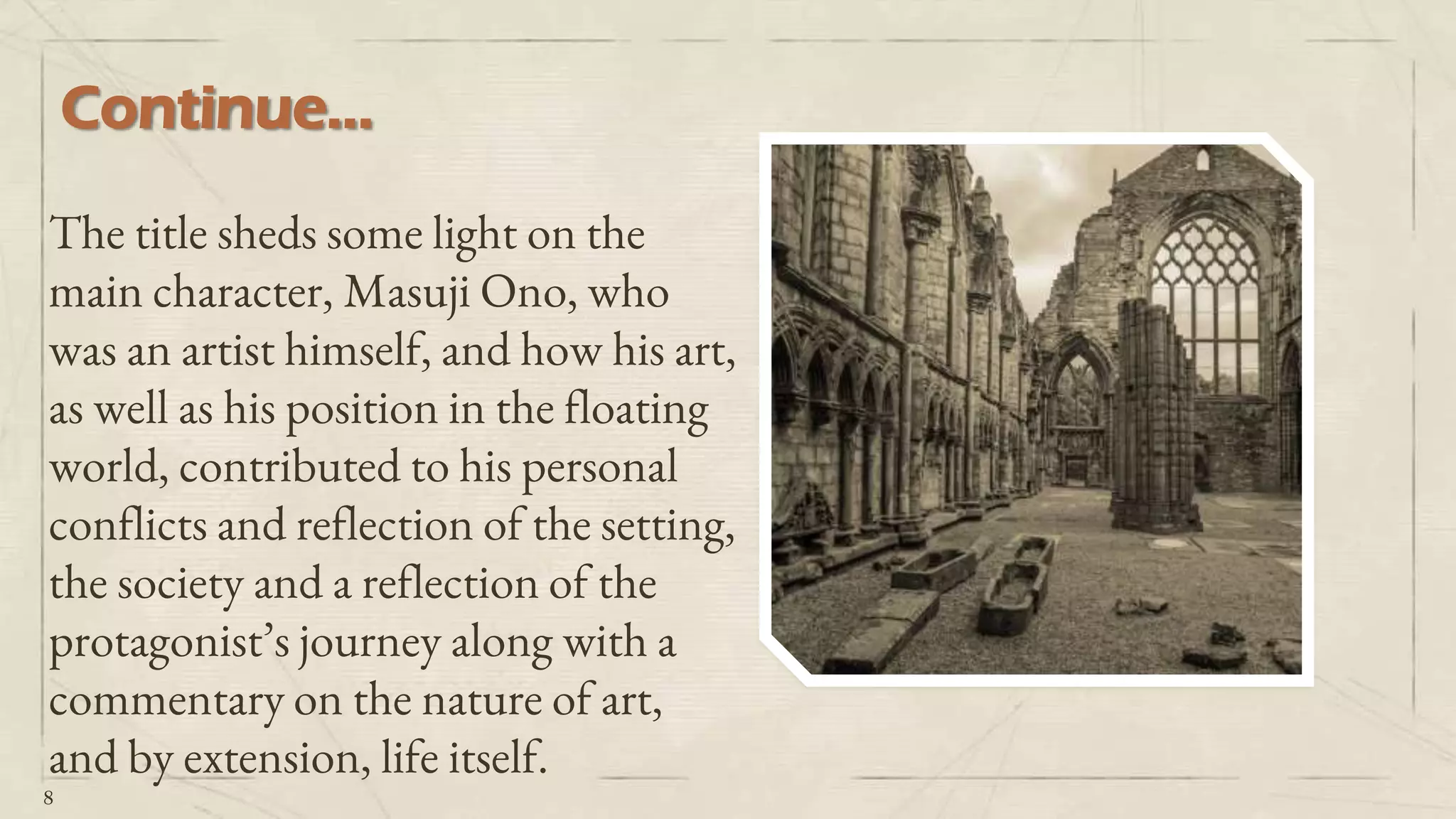 An Artist of The Floating World | PPTX
