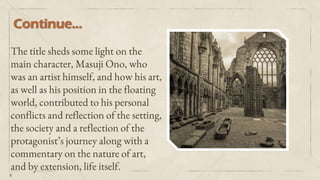 An Artist of The Floating World | PPTX