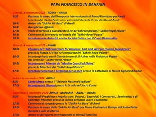 PAPA FRANCESCO IN BAHRAIN - 1.pptx